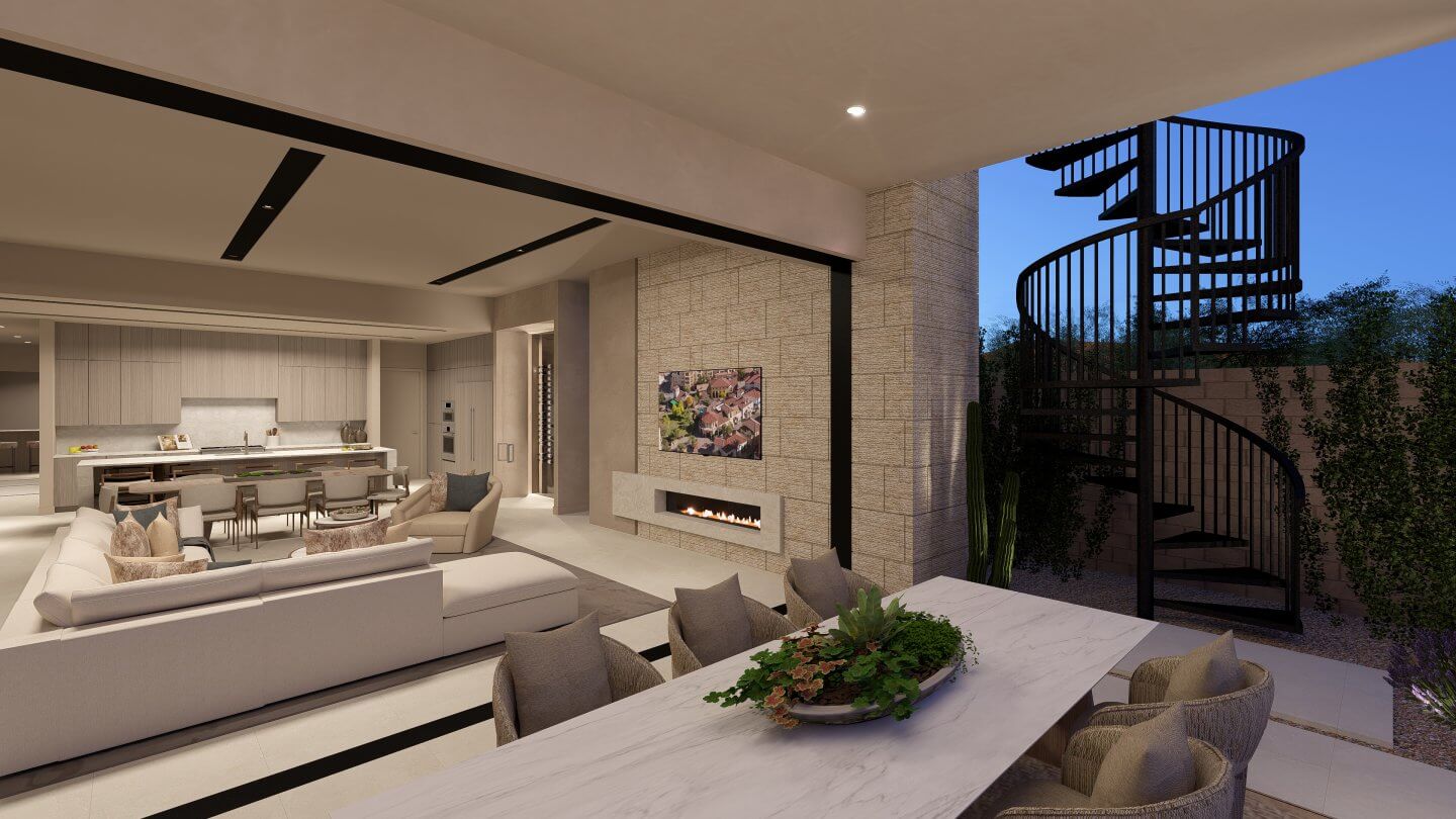 Vertex Floor Plan | Custom Modern Homes by Blue Heron
